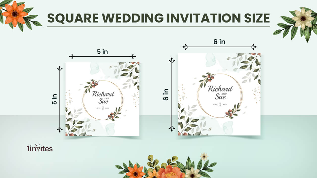 Wedding Invitation Size - Explore Invitation Templates For Your Events