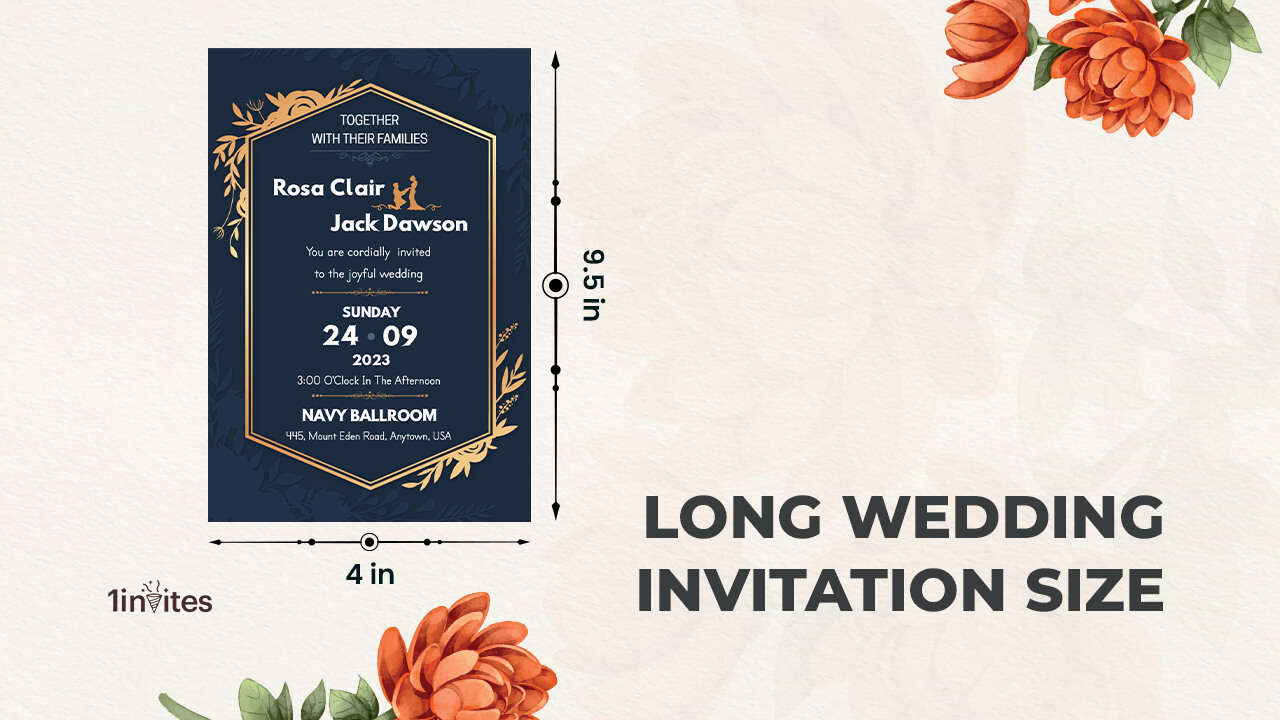Wedding Invitation Size - Explore Invitation Templates For Your Events