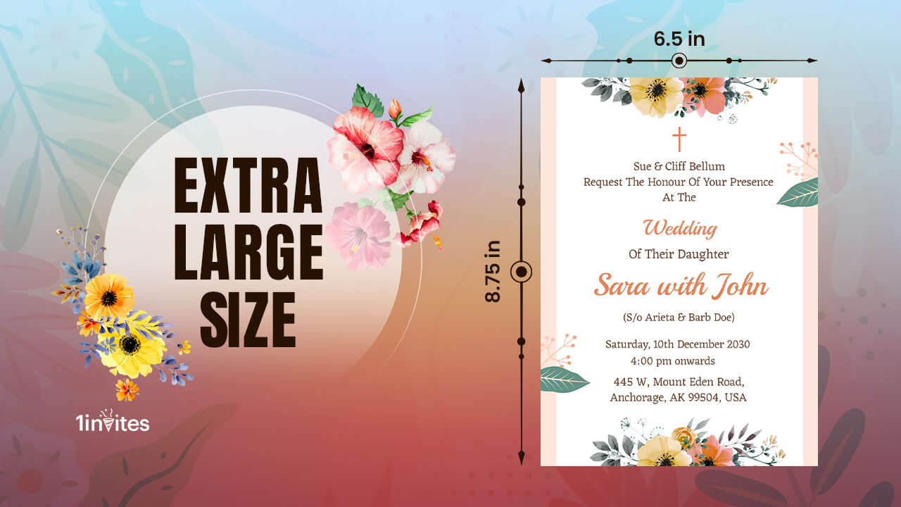 Wedding Invitation Size - Explore Invitation Templates For Your Events