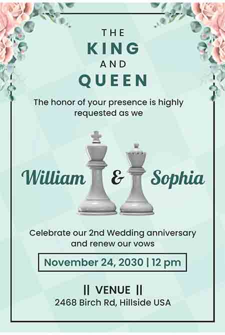 Green Wedding Invitation Templates - Free | Edit | Download