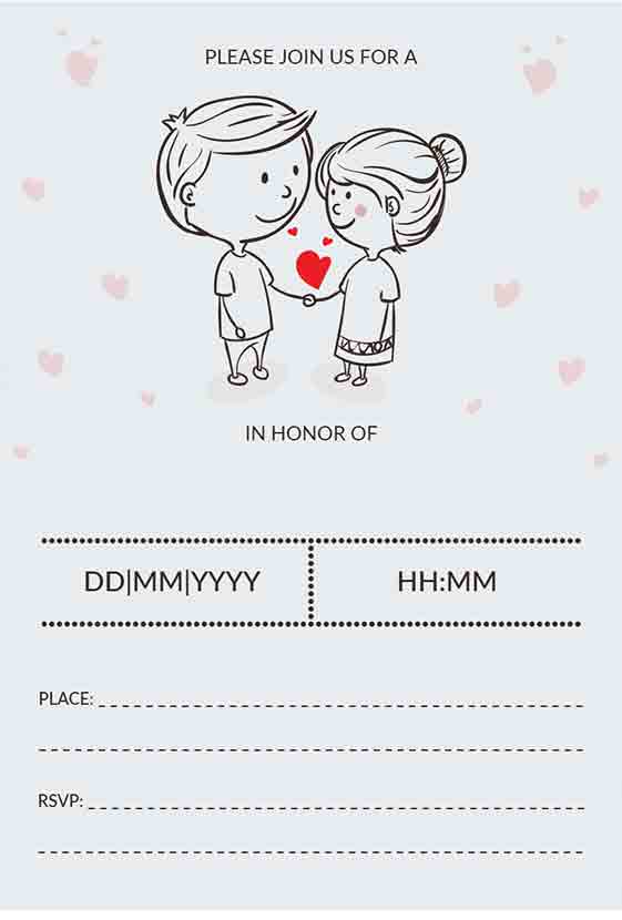 Blank Invitation Templates - Free | Editable | Printable