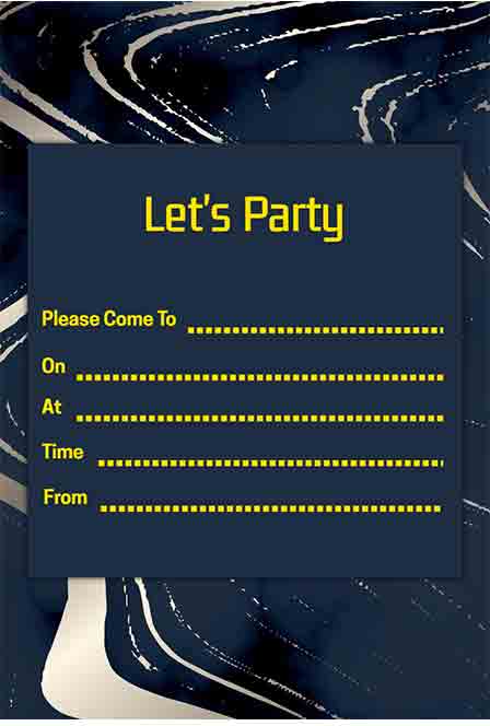 Blank Invitation Templates - Free | Editable | Printable