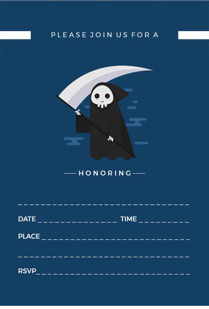 Blank Invitation Templates - Free | Editable | Printable