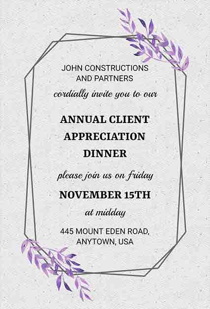 Appreciation Invitation Templates Donor Appreciation Invitations