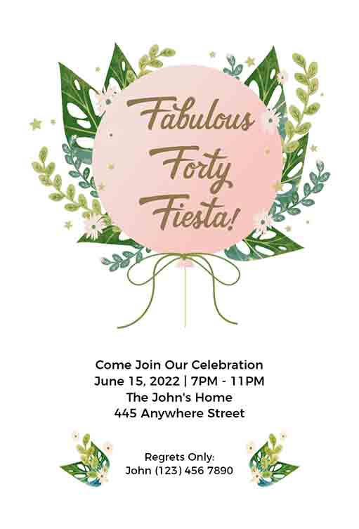 Fiesta Invitation Templates – Free | Editable | Download