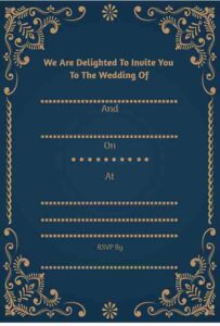 Blank Invitation Templates - Free | Editable | Printable