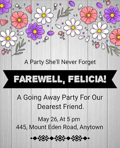 Farewell Party Invitation Templates - Free | Editable