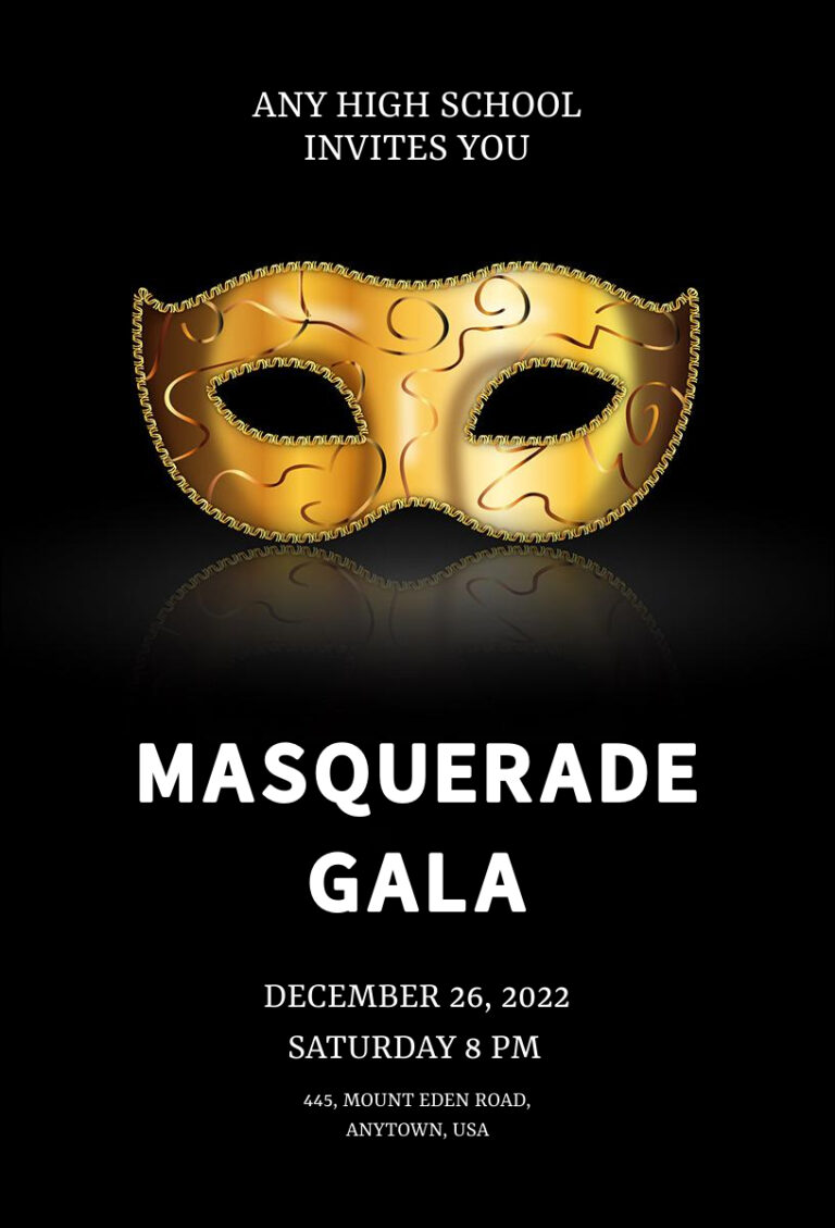 Masquerade Invitation Templates | Design | Ideas & Tips