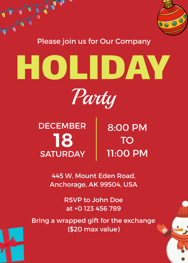 Holiday Invitation Templates | Design | Ideas & Tips | Benefits