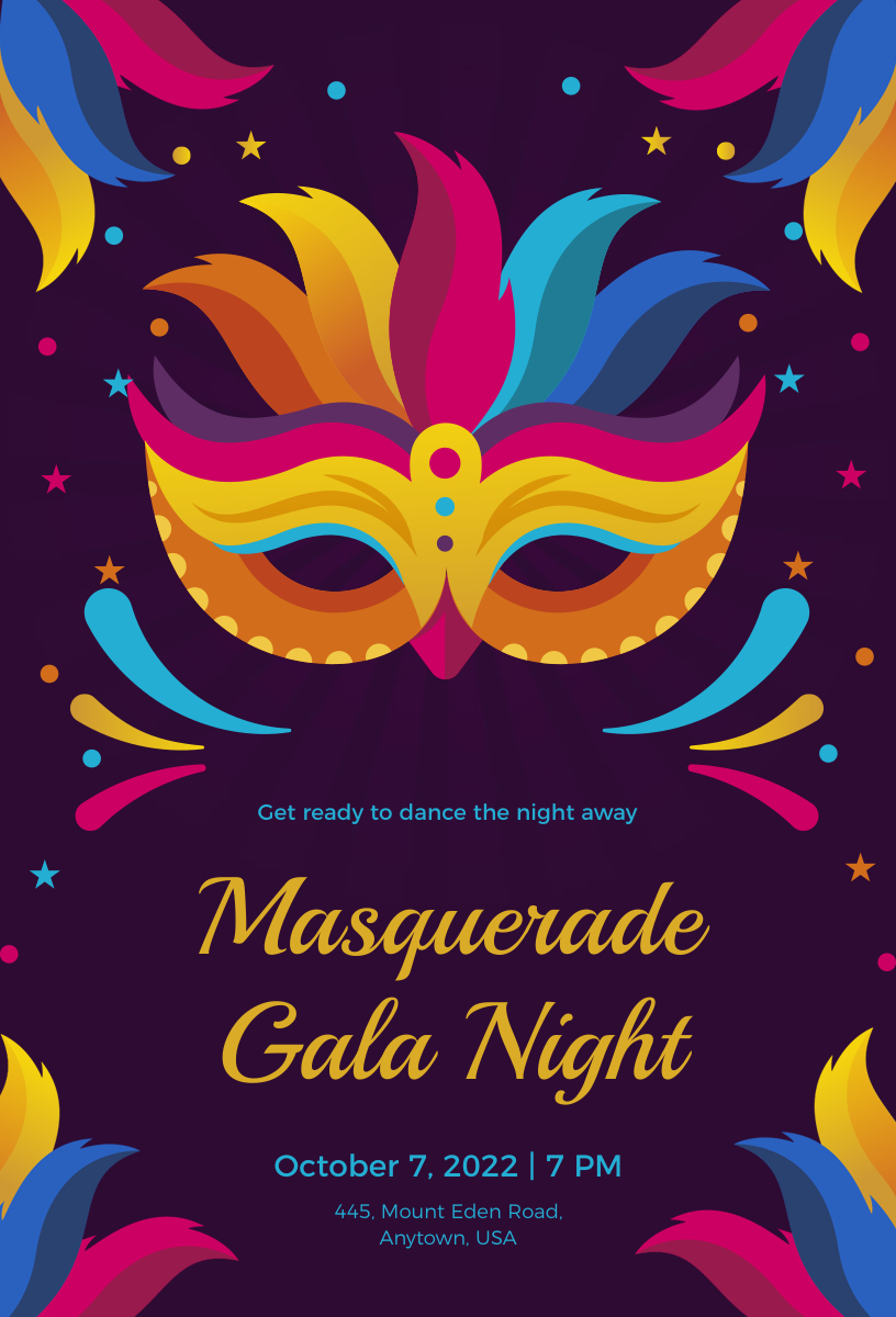 Masquerade Invitation Templates | Design | Ideas & Tips