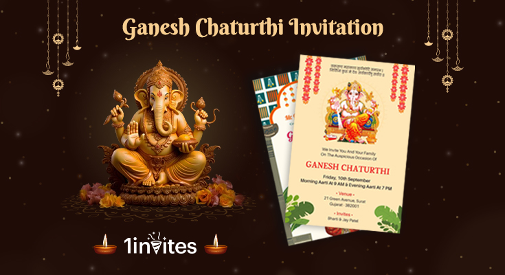 Ganesh Chaturthi Invitation Templates Design | Ideas & Tips