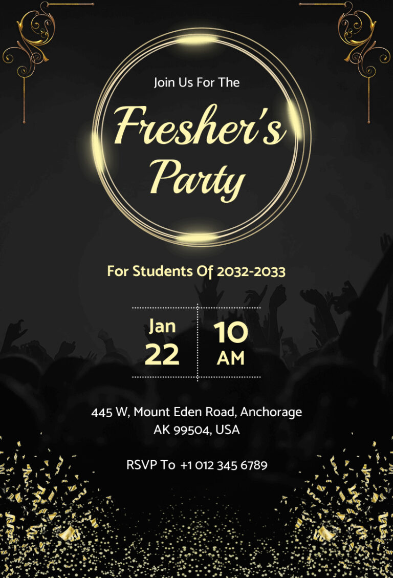 Welcome Party Invitation Templates Design | Ideas & Tips