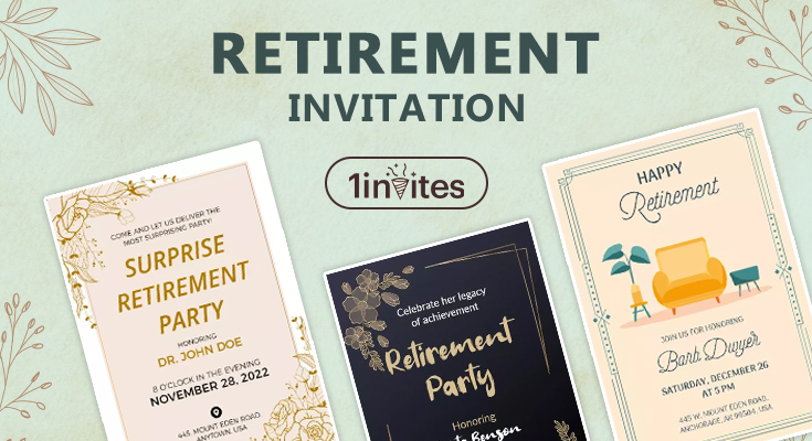 Retirement Invitation Templates For Powerpoint Retirement Party