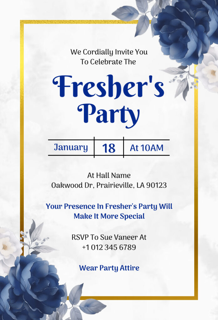 Welcome Party Invitation Templates Design | Ideas & Tips