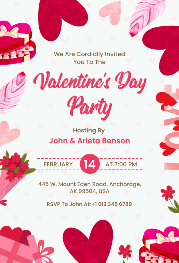Valentine's Day Invitation Templates | Design | Ideas & Tips