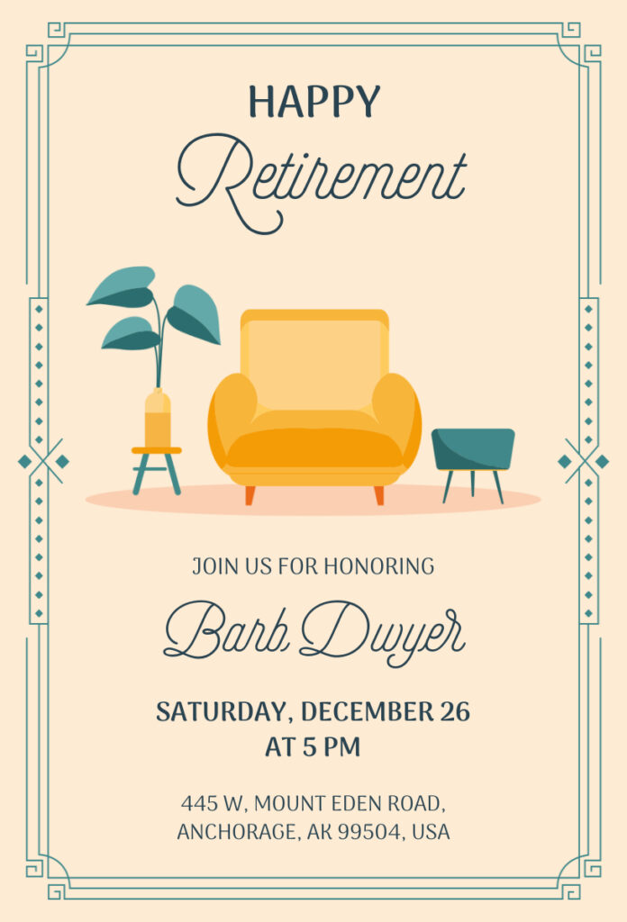 Happy Retirement Flyer Template 20 Retirement Party Flyers Ideas