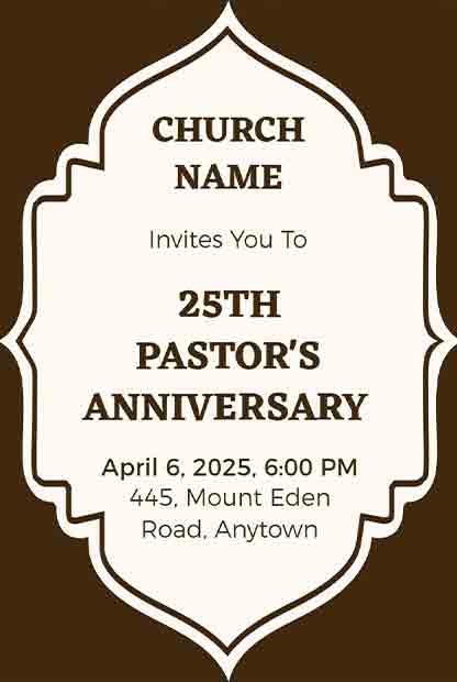 Church Invitation Templates - Free | Editable | Downloadable