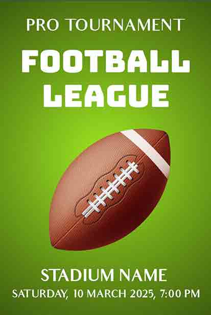 Football Invitation Templates - Free | Download | Customize