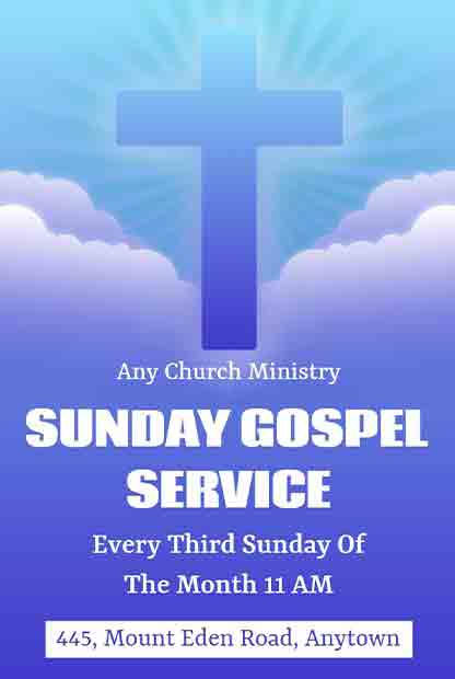 Church Invitation Templates - Free | Editable | Downloadable