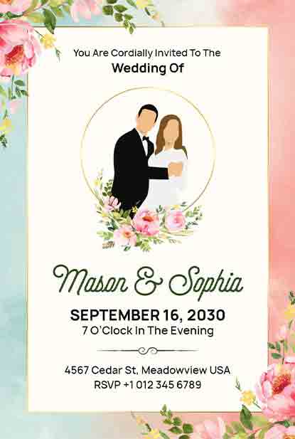 Rustic Wedding Invitation Templates - Free | Downloadable