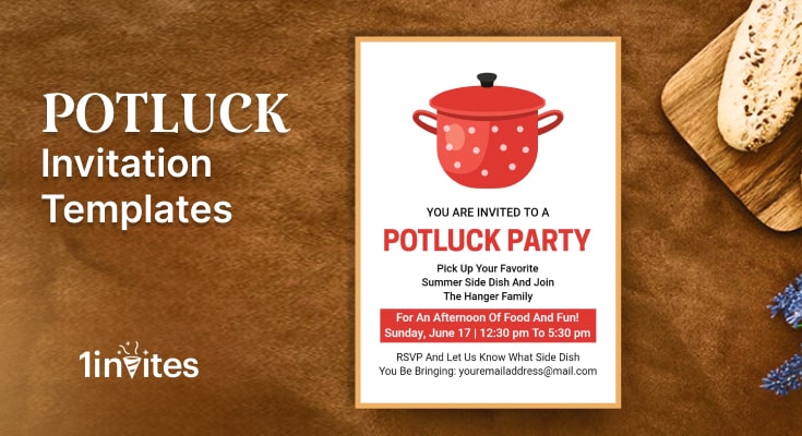 Brunch Potluck Invitation