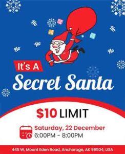Secret Santa Invitation Templates - Free | Downloadable