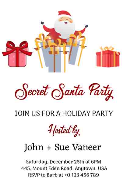 10+ White Christmas Invitation Templates [2026]