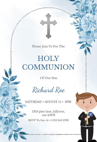 Sample Wording For Communion Invitations