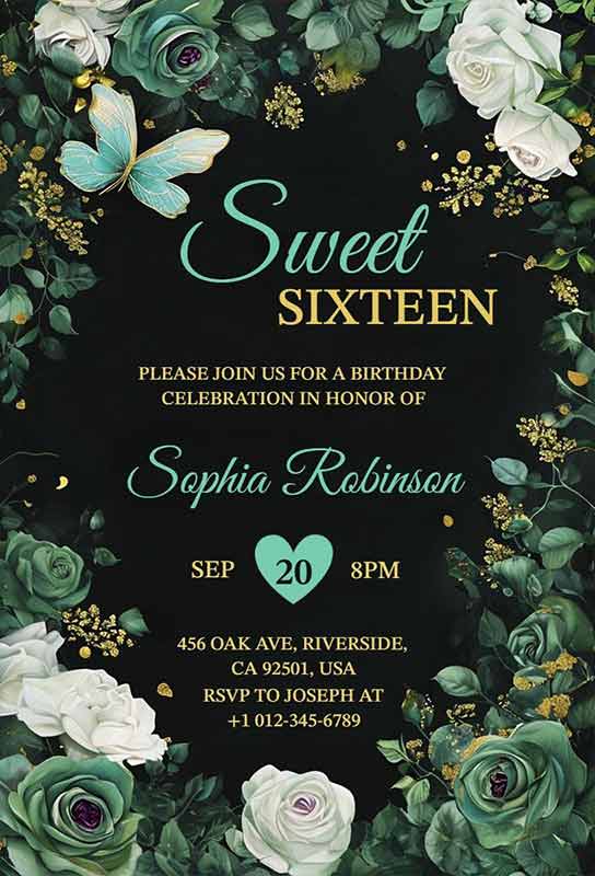 Sweet 16 Invitation Templates to Impress Your Guests
