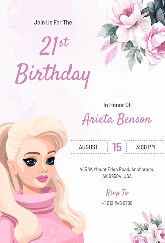 Barbie Invitation Templates for Fun and Exciting Events