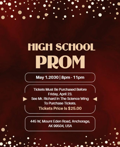Prom Invitation Templates Reflect Your Theme and Set the Mood
