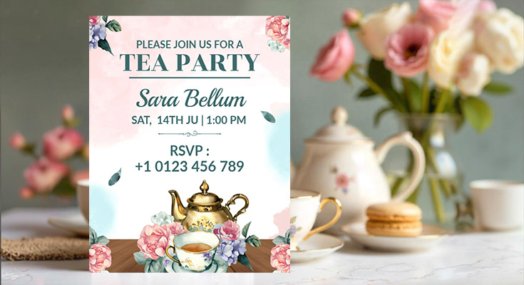 Tea Party Invitation Templates That Add Elegance to Your Event