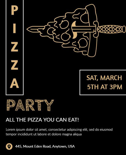 Pizza Party Invitation Templates for a Memorable Celebration