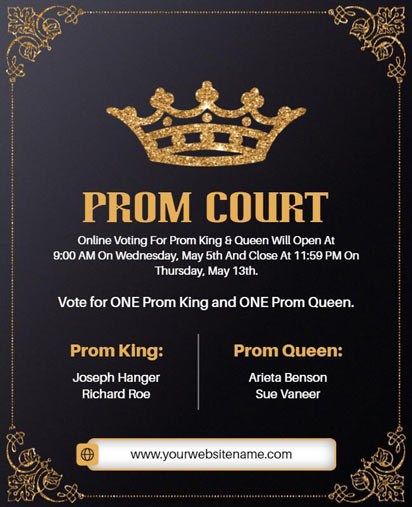 Prom Invitation Templates Reflect Your Theme and Set the Mood