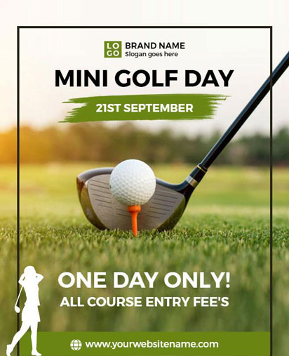 Elegant Invitation Templates for Your Golf Event