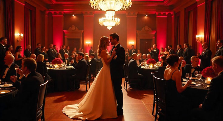 Red and Black Invitation Templates for a Timeless Wedding Touch