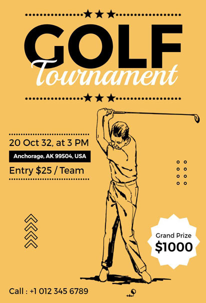 Elegant Invitation Templates for Your Golf Event