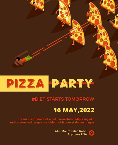 Pizza Party Invitation Templates for a Memorable Celebration