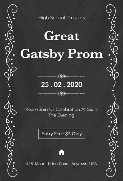 Prom Invitation Templates