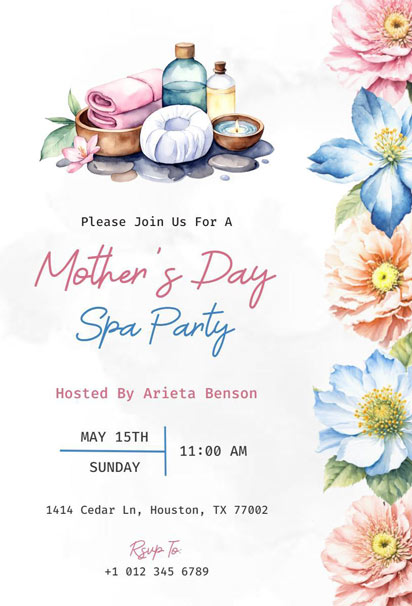 Heartfelt Mother's Day Invitation Templates to Share Love