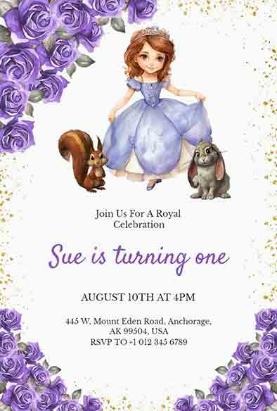 Princess Invitation Templates for a Fairy-Tale Celebration