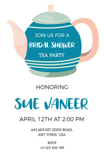 Tea Party Invitation Templates That Add Elegance to Your Event
