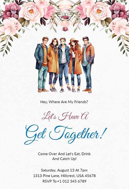 30+ Get Together Invitation Templates for 2025 | Ideas