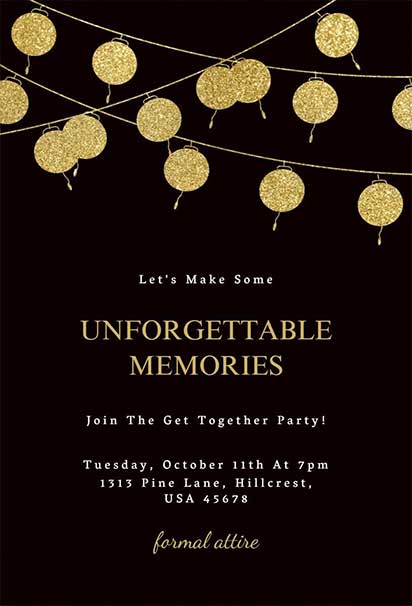 30+ Get Together Invitation Templates for 2025 | Ideas