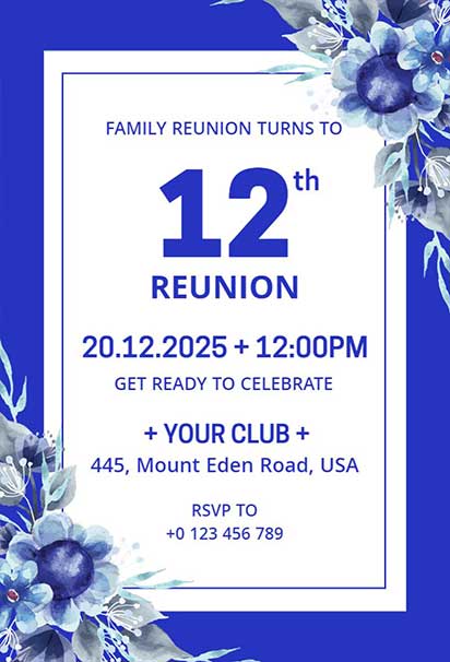 20+ Family Reunion Invitation Templates 2025 | Ideas & Trends