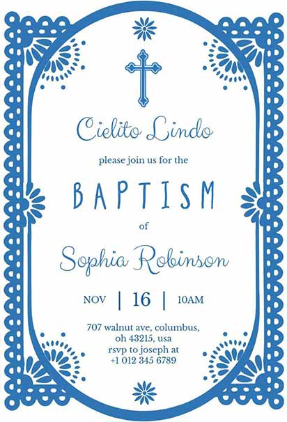 30+ Baptism Invitation Templates for 2025 | Ideas & Trends