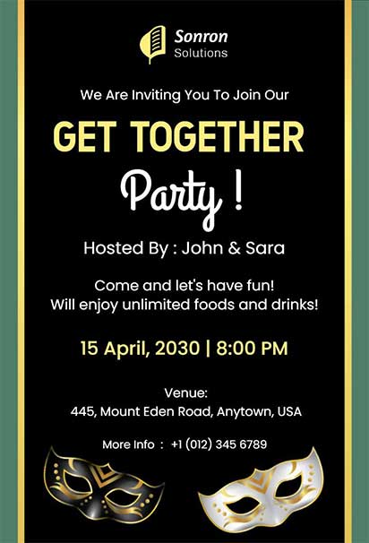 30+ Get Together Invitation Templates for 2025 | Ideas