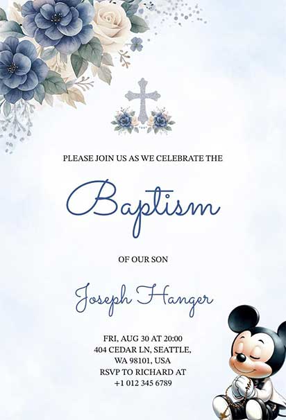 30+ Baptism Invitation Templates for 2025 | Ideas & Trends