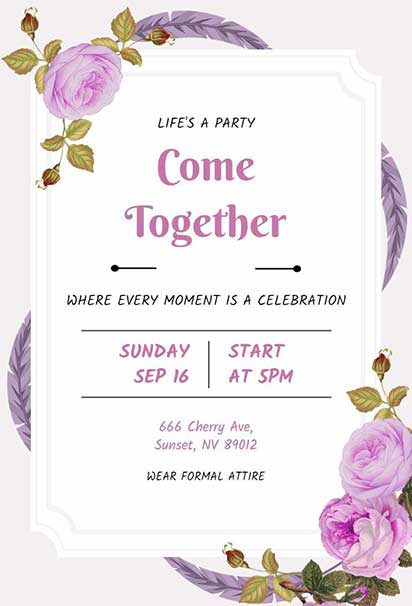 30+ Get Together Invitation Templates for 2025 | Ideas