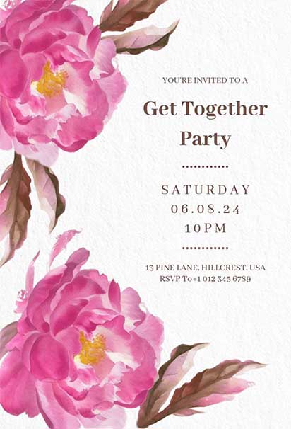 30+ Get Together Invitation Templates for 2025 | Ideas